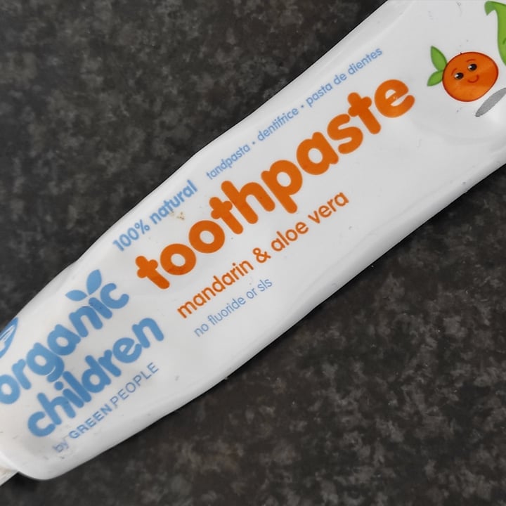 Green People Organic Children Toothpaste Mandarin and Aloe Vera Review ...