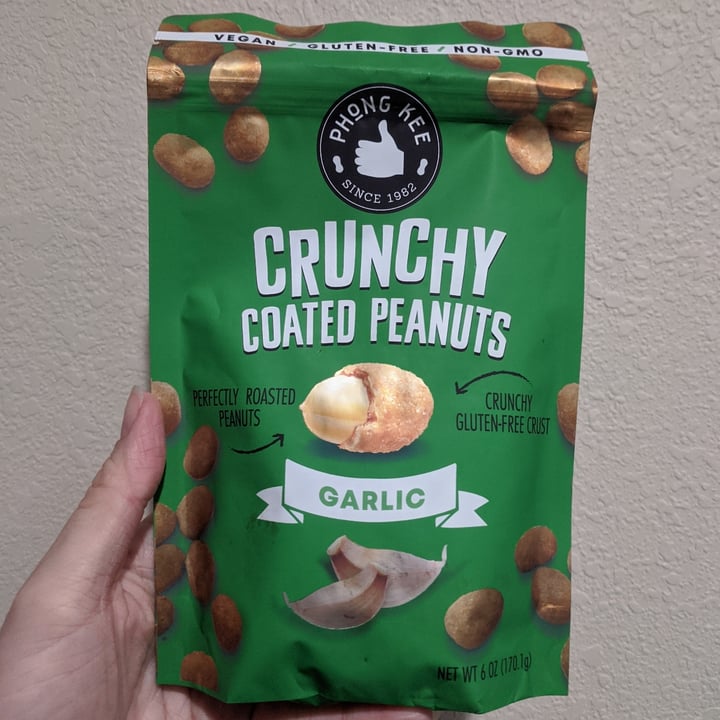 Phong kee Crunchy coated peanuts garlic flavor Review | abillion