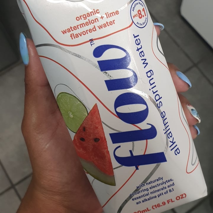 Flow Organic Watermelon & Lime flavored alkaline spring water Review ...