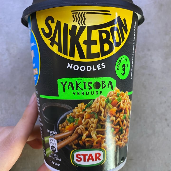 Saikebon Yakisoba noodles alle verdure Review | abillion
