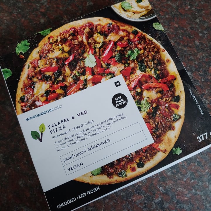 Woolworths Food Falafel & veg pizza Review | abillion