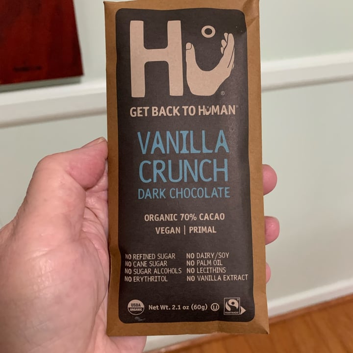 Hu Kitchen Vanilla crunch dark chocolate Review | abillion