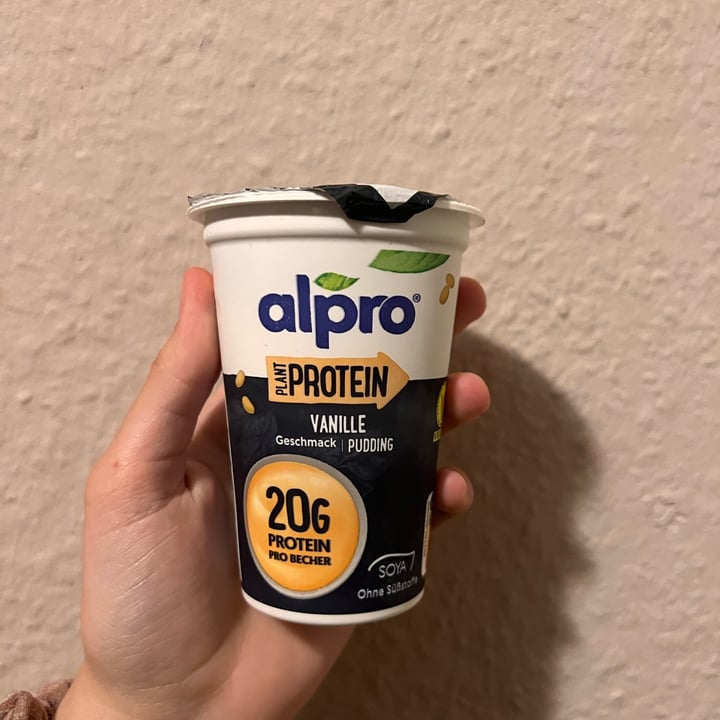 Alpro Plant Protein Vanille Pudding Review | abillion