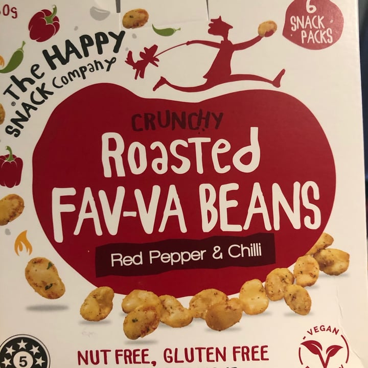 The Happy Snack Company Roasted fava beans- red pepper chilli Review ...