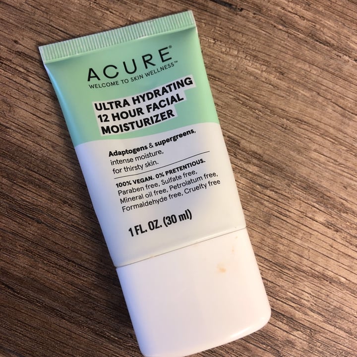 Acure Ultra Hydrating 12 Hour Facial Moisturizer Review | abillion