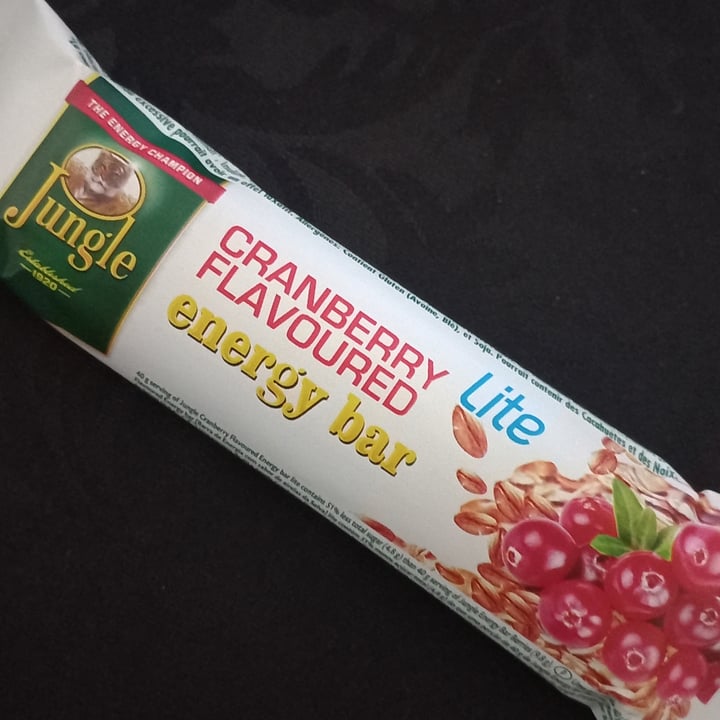 Jungle bar Cranberry Flavoured Energy Bar (Lite) Review | abillion