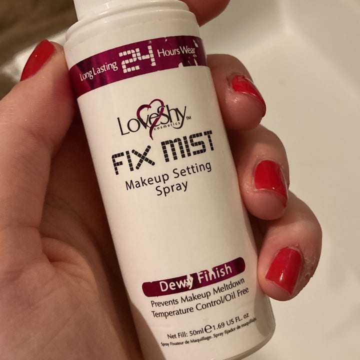 Loveshy Fix mist makeup setting spray Review | abillion