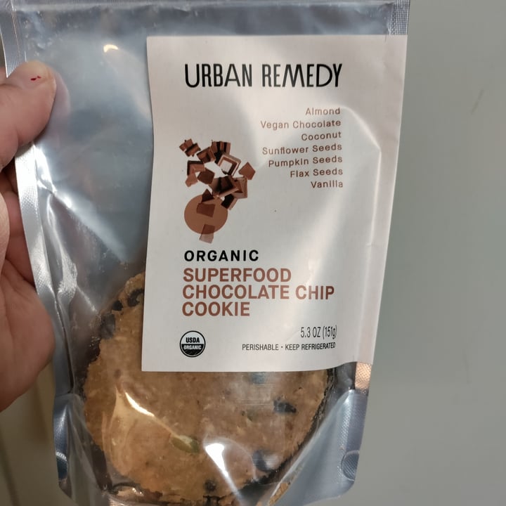 Urban Remedy Superfood Chocolate Chip Cookie Review | abillion