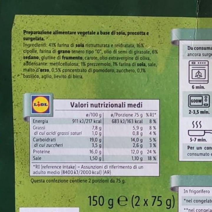 Vemondo Burger a base di soia Review | abillion