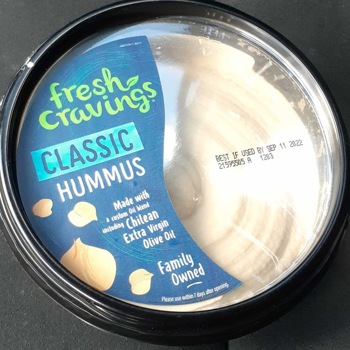 Fresh Cravings classic hummus Review | abillion