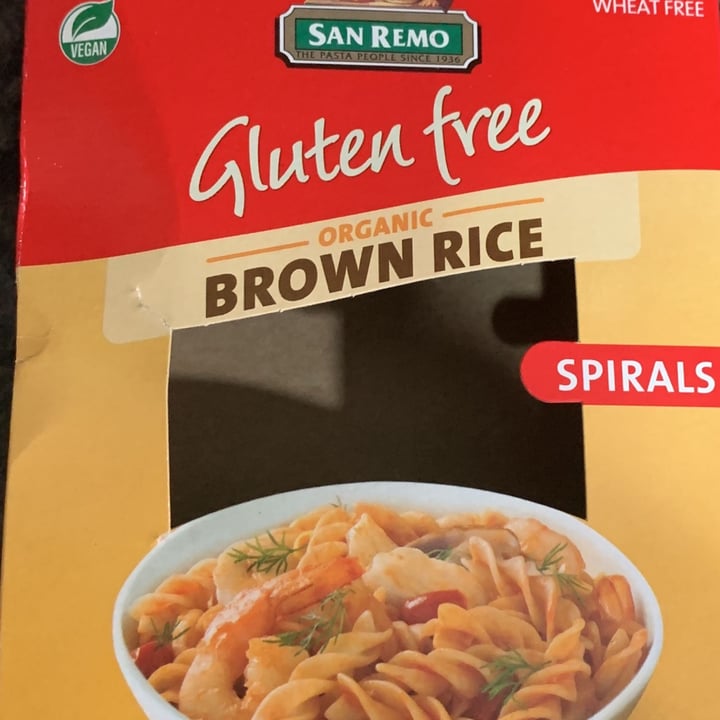 San Remo Gluten Free Organic Brown Rice Spirals Review | abillion