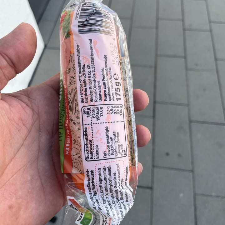 Rewe vegane wurst Review | abillion