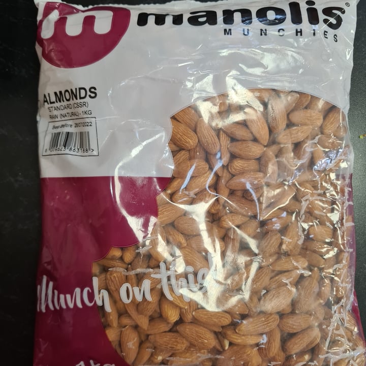 Manolis munchies Almonds Review | abillion