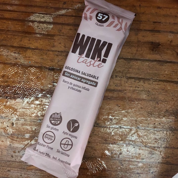 Wik! Barra de quinoa inflada y chocolate Review | abillion