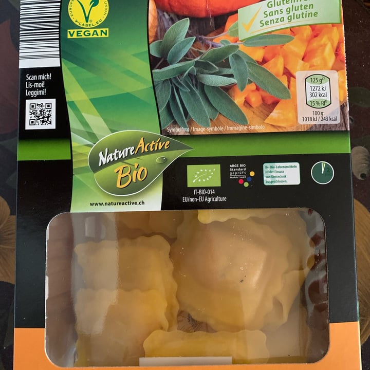 Aldi - Nature active bio Bio ravioli zucca E Salvia Review | abillion