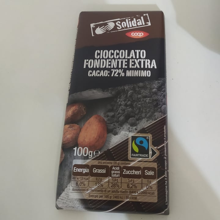 Solidal coop Cioccolato Fondente Extra 72% Review | abillion
