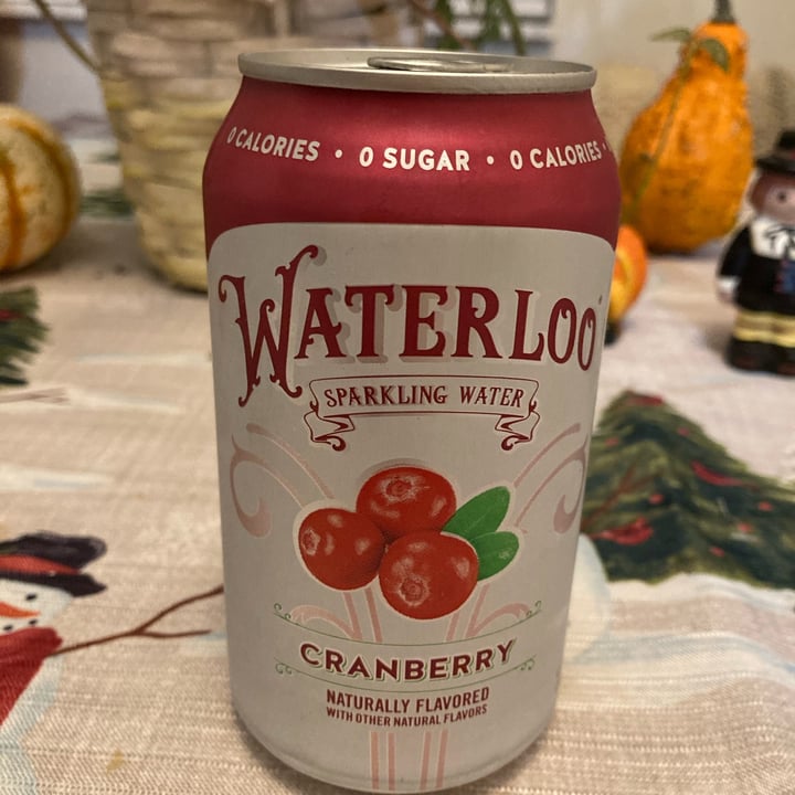 Waterloo Cranberry sparkling water Review | abillion