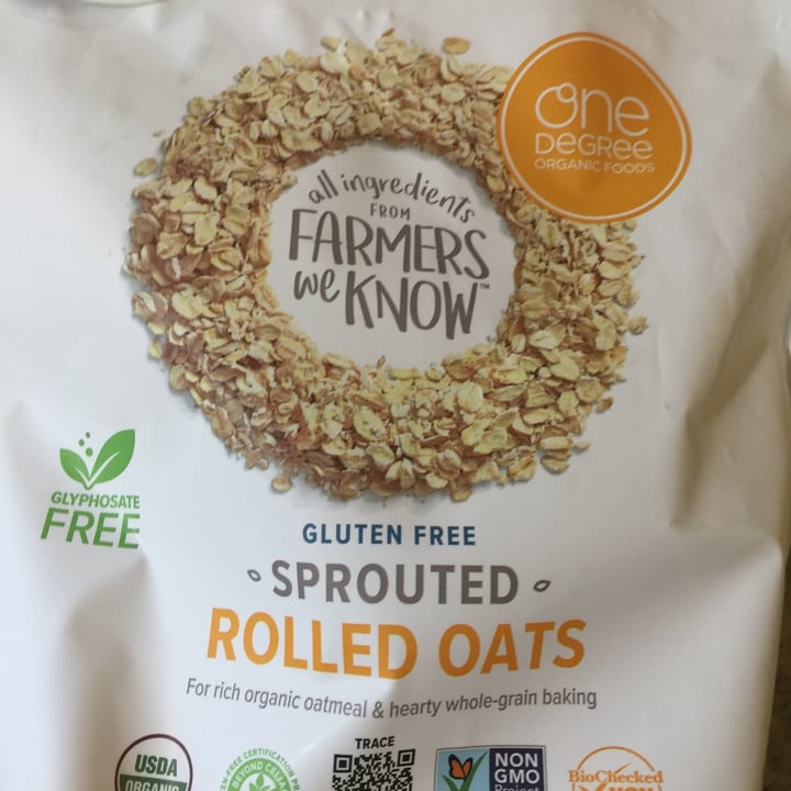 One Degree Organic Foods Gluten free sprouted rolled oats Review | abillion