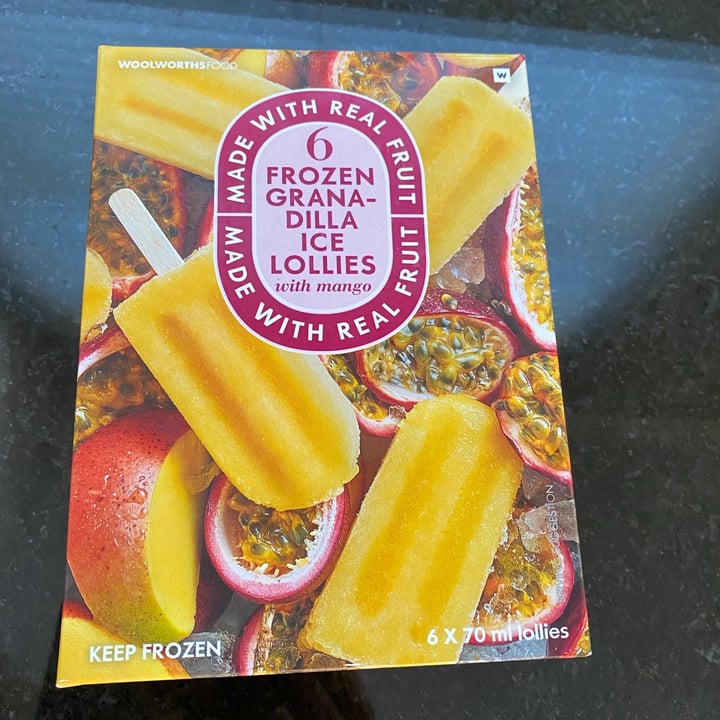 Woolworths Food Frozen Granadilla Ice Lollies Review | abillion