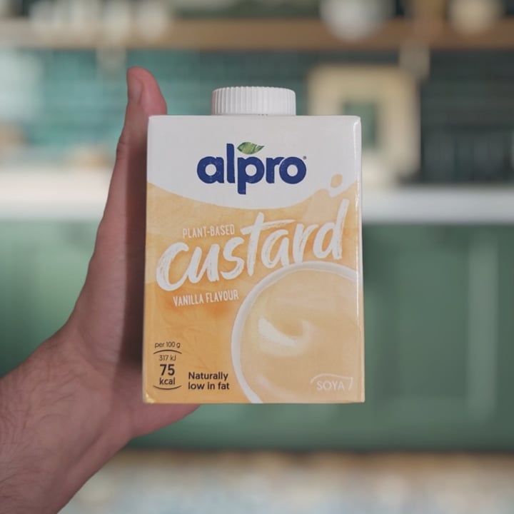 Alpro Plant Based Vanilla Custard Review | abillion