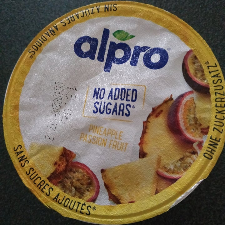 Alpro Pineapple Passion Fruit Yogurt Review | abillion