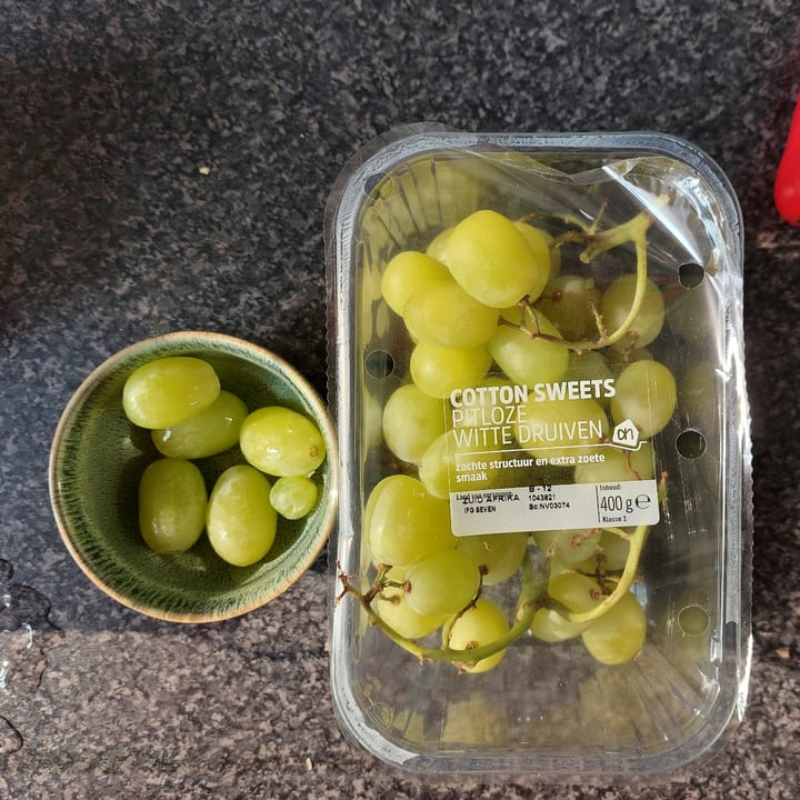 Albert Heijn Cotton sweets pitloze witte druiven Review | abillion