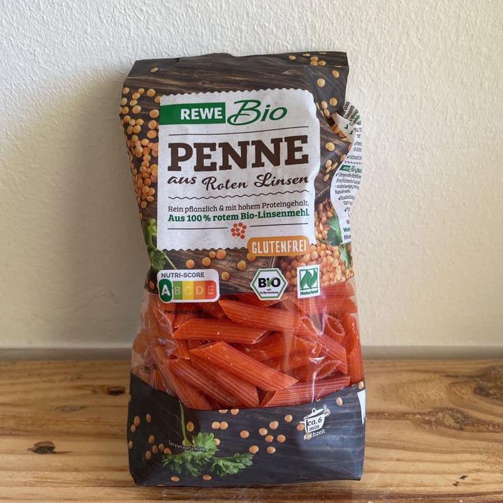 Rewe Bio Penne aus roten Linsen Review | abillion