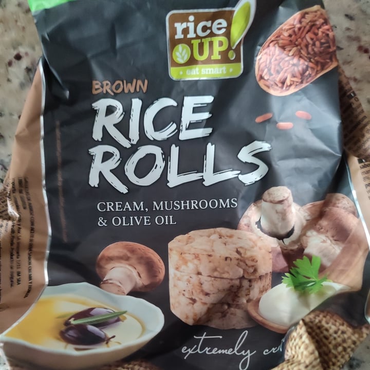 Rice Up! Brown Rice Rolls Cream ,Mushrooms And Olive Oil Review | abillion