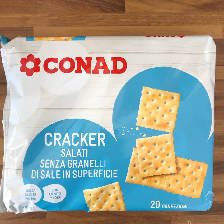 Conad Crackers salati senza granelli di sale Review | abillion
