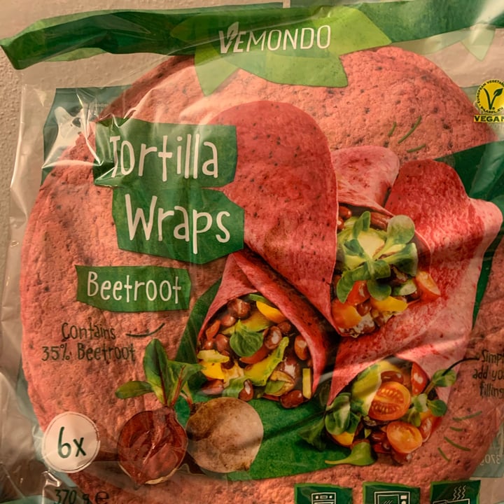 Vemondo Tortilla Wraps Beetroot Review | abillion