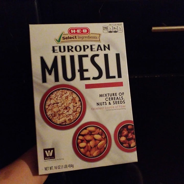 H-E-B European muesli mixture of cereals, nuts and seeds Reviews | abillion