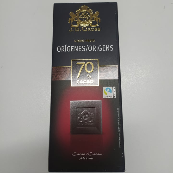 J. D. Gross Dark Chocolate 70% Review | abillion