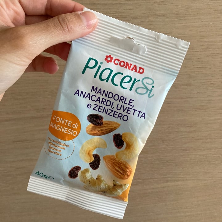Piacersi | Conad Mix mandorle, anacardi, uvetta e zenzero Review | abillion