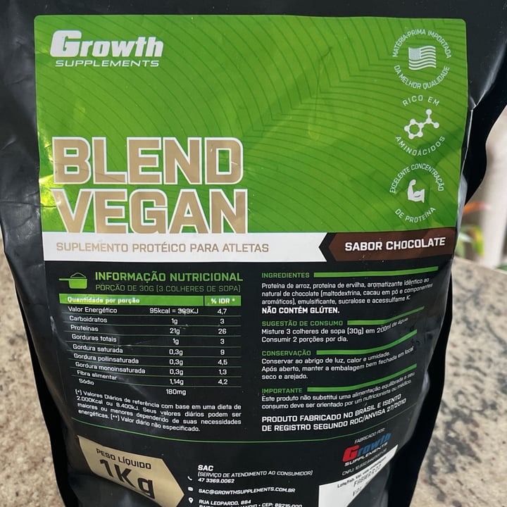 Growth Supplements Blend Vegan Review | abillion