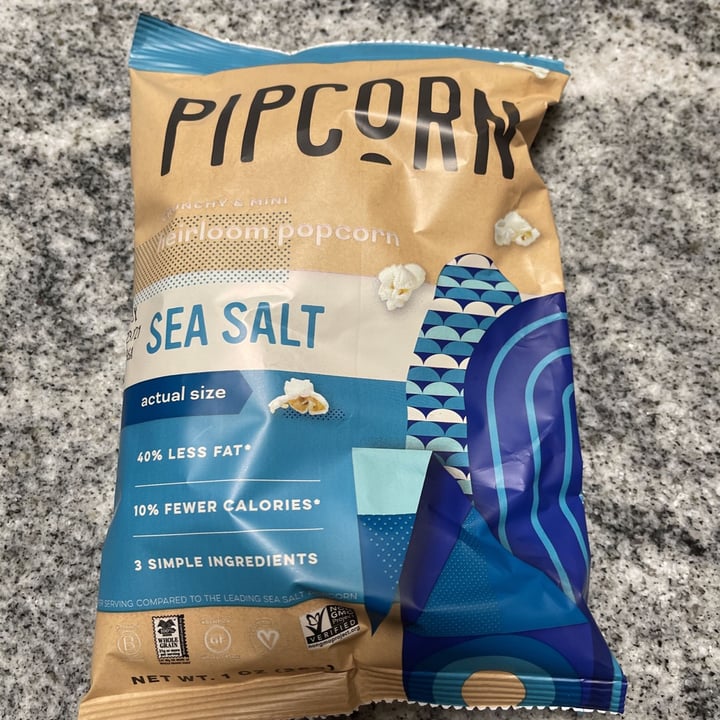 Pipcorn Sea salt heirloom popcorn Review | abillion