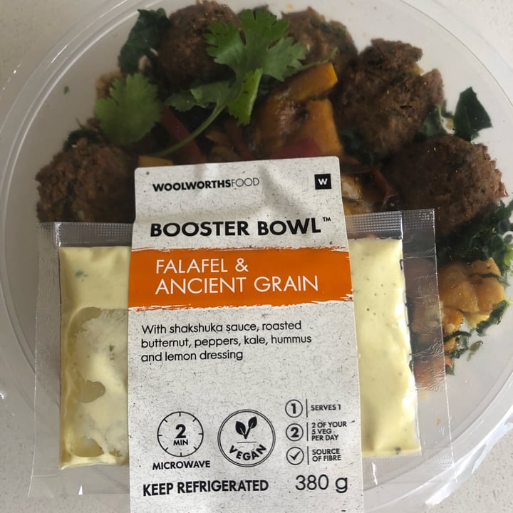 Woolworths Food Falafel & Ancient Grain Booster Bowl Review | abillion