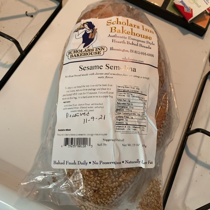 Scholars Inn Bakehouse Sesame Semolina Review | abillion