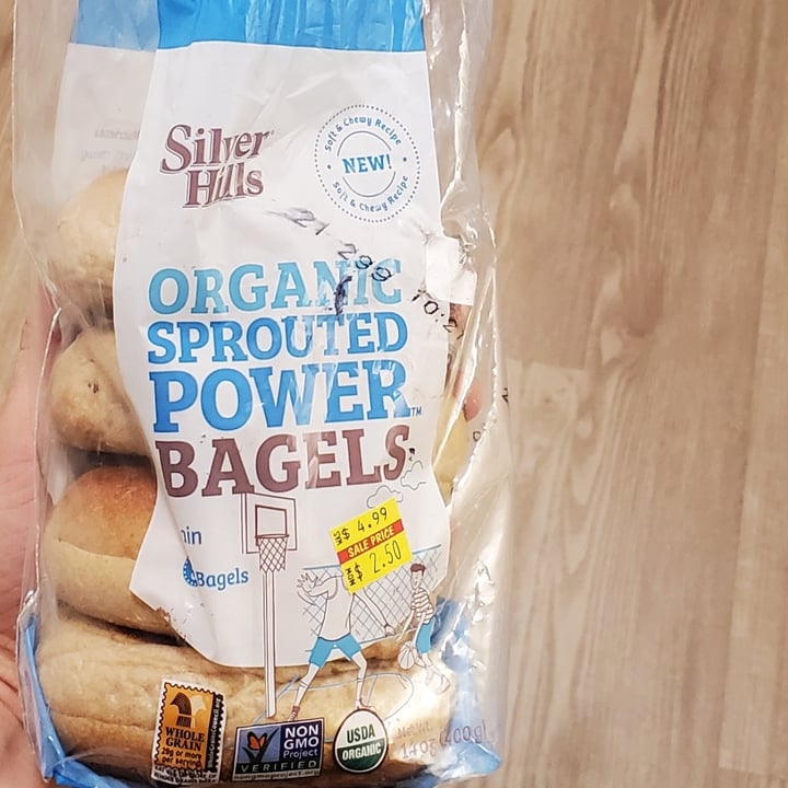 Silver Hills Sprouted Bakery Organic Sprouted Power Bagels Plain Review ...