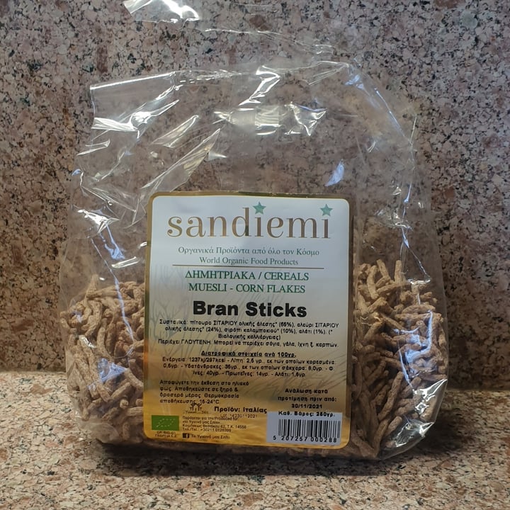 Sandiemi Cereals Bran Sticks Review | abillion