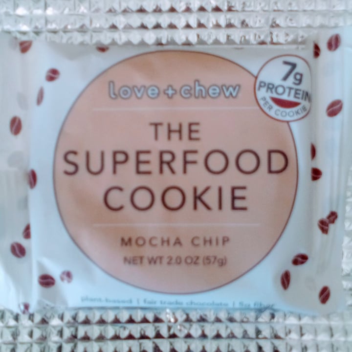 Love + chew Mocha chip superfood cookie Review | abillion