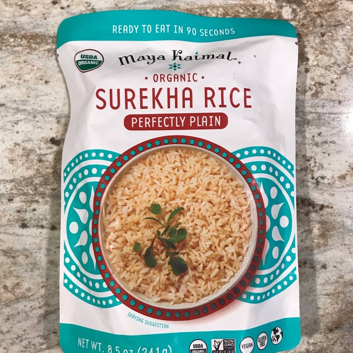 Maya Kaimal Organic Surekha Rice - Perfectly Plain Review | abillion