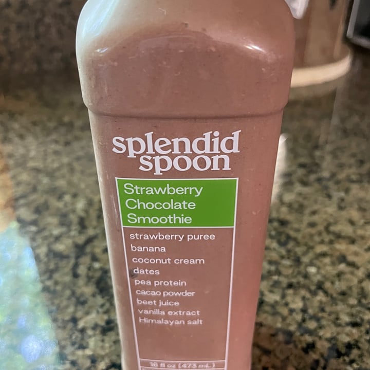 Splendid Spoon Strawberry chocolate smoothie Review | abillion