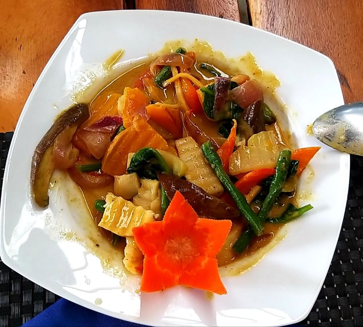 Hangover Restobar Anda, Philippines Vegetable Curry Review | abillion