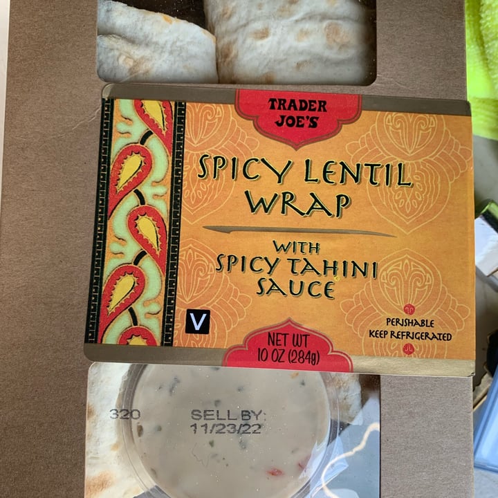 Trader Joe's Spicy Lentil Wrap Review | abillion