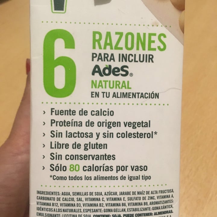 Ades Leche de Soja sabor Natural Review | abillion