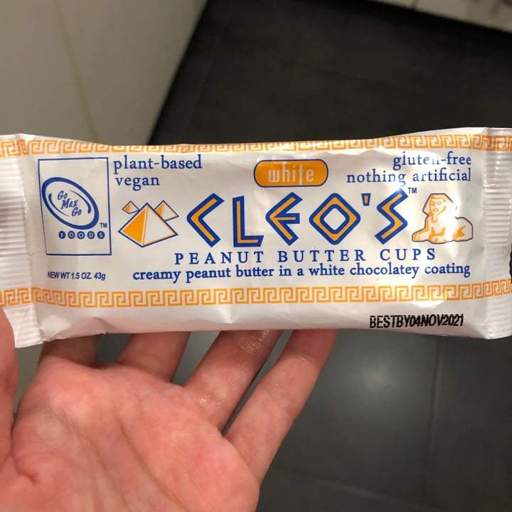 Go Max Go Foods GO MAX GO WHITE CLEO'S PEANUT BUTTER CUPS Review | abillion