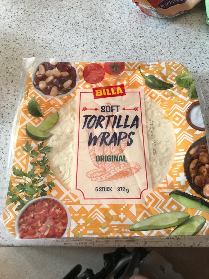 Billa Soft Tortilla Wraps Original Review | abillion