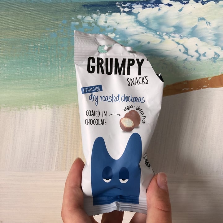 Grumpy Snacks Chocolate Coated Chickpeas Review | abillion