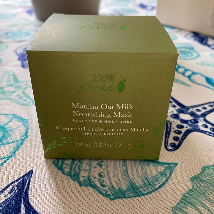 100% PURE Matcha Oat Milk Nourishing Mask Review | abillion