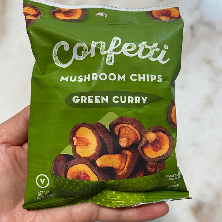 Confetti Mushroom Chips (Green Curry) Review | abillion